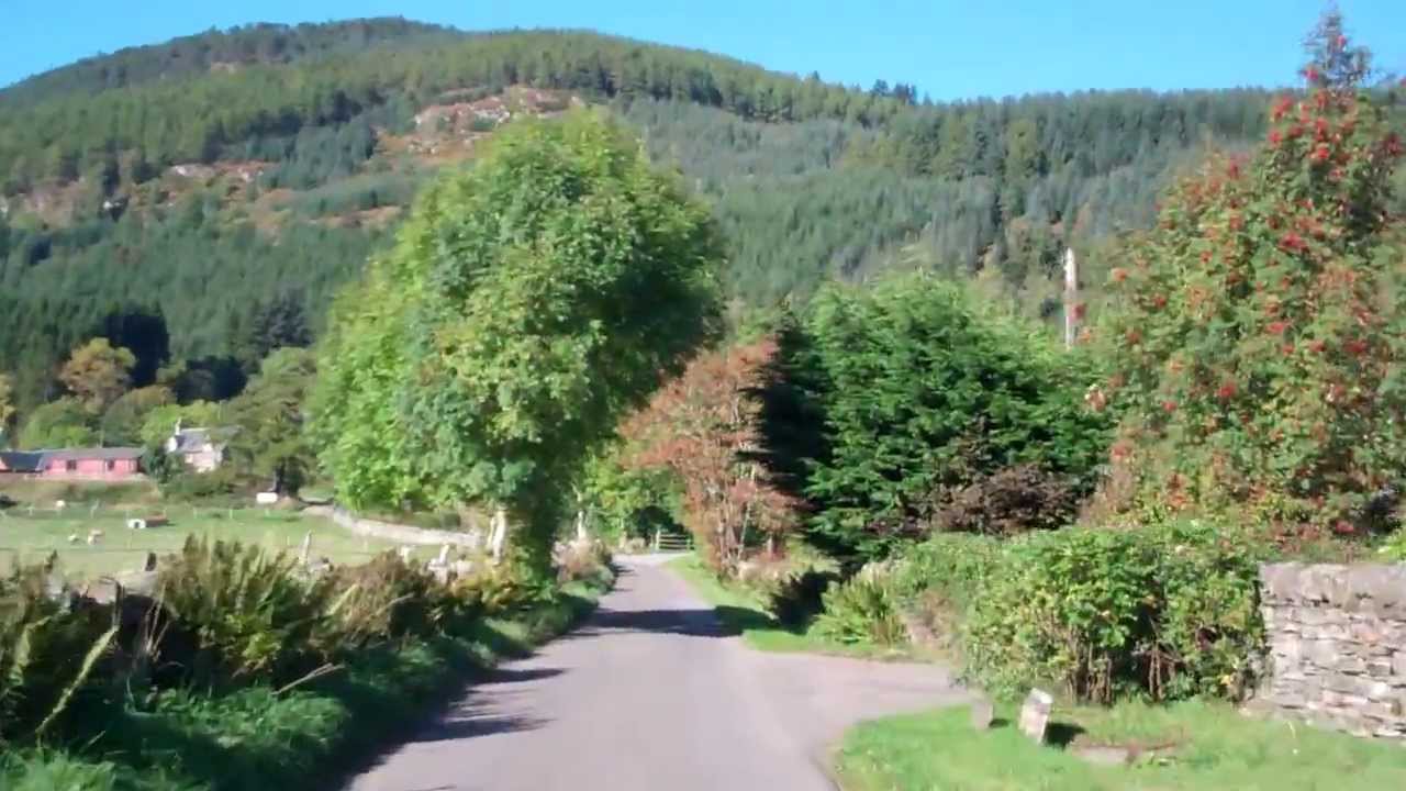 Autumn Drive To The Village Of Dull Highland Perthshire Scotland - YouTube