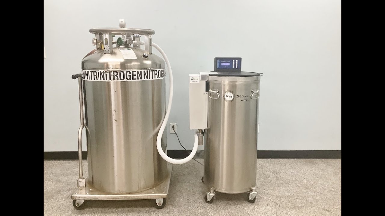 MVE Cryogenic Storage System ID 26697 - YouTube