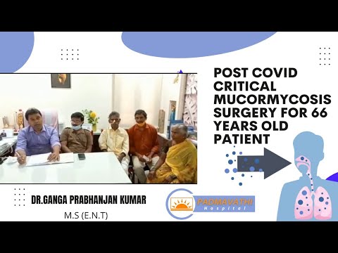 Post Covid Mucormycosis Surgery for 66 years old by Dr.Ganga Prabhanjan ...
