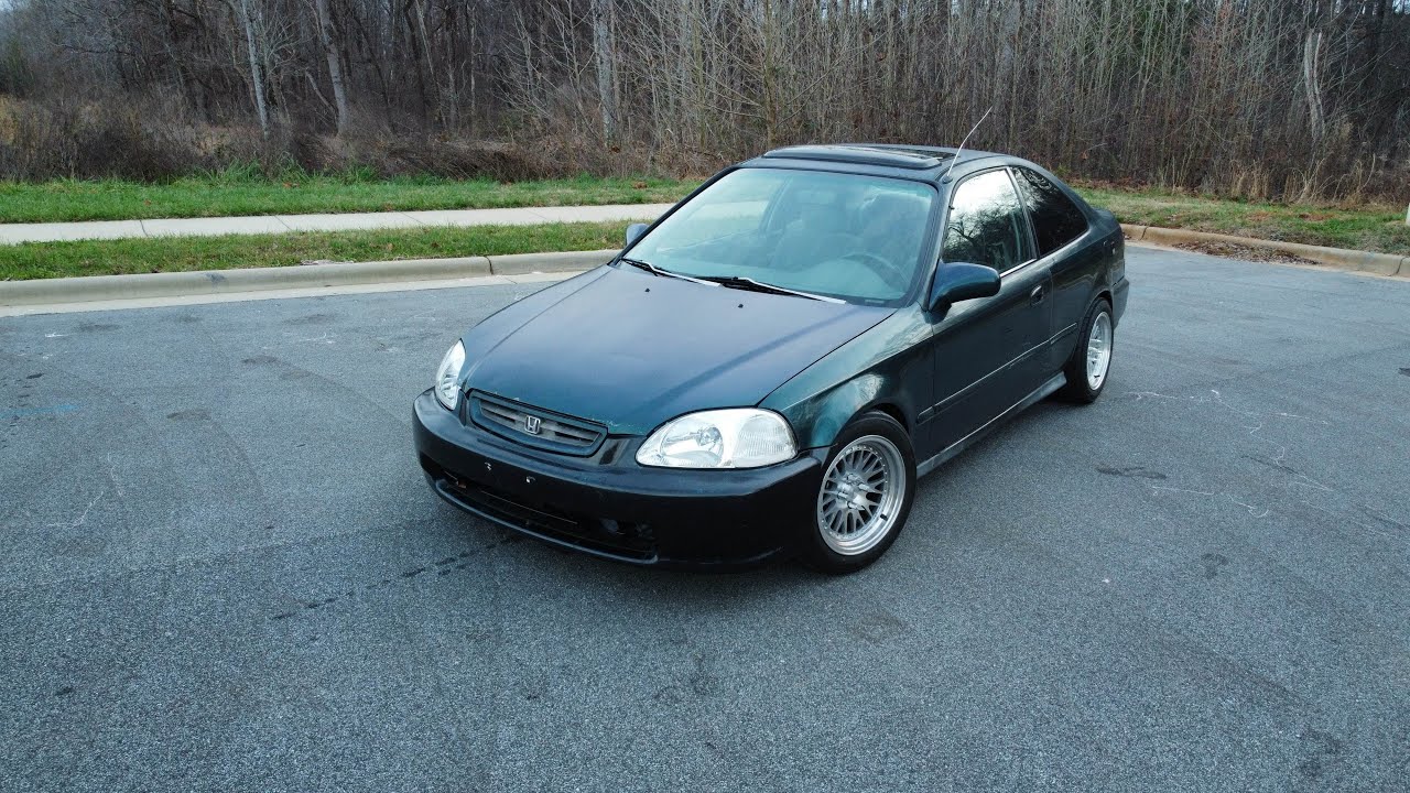 Pt2. Of the Honda civic project build and she is looking great!! - YouTube