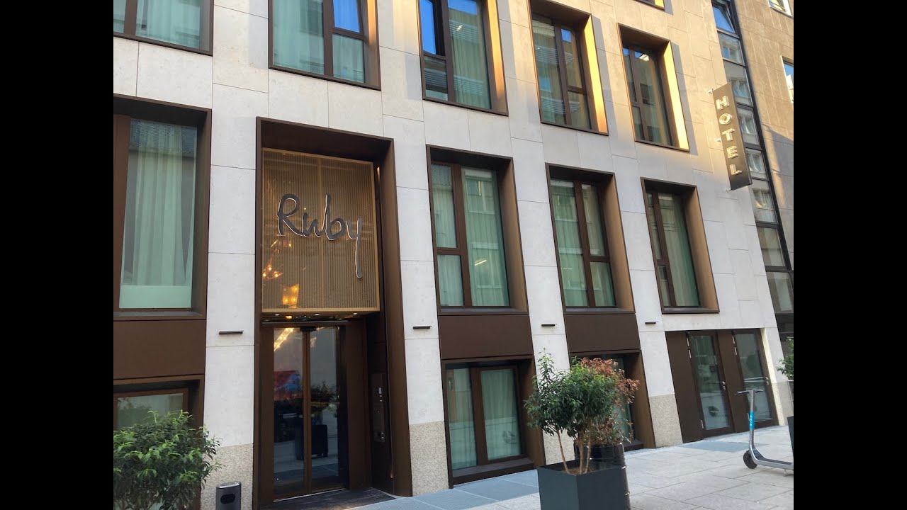 【德國法蘭克福住宿】網美飯店 Ruby Louise Hotel ＠ Frankfurt Germany - YouTube