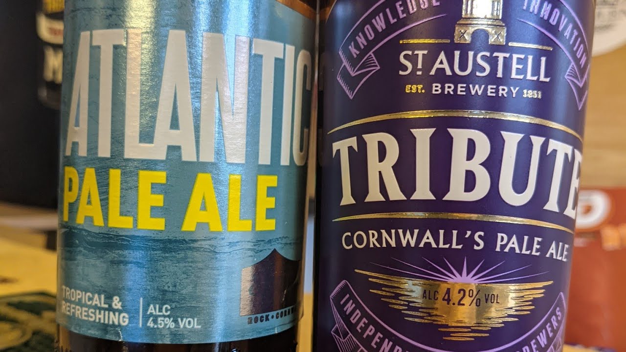 Cornish Pale Ale Taste Off | St Austell Tribute v Sharps Atlantic - YouTube