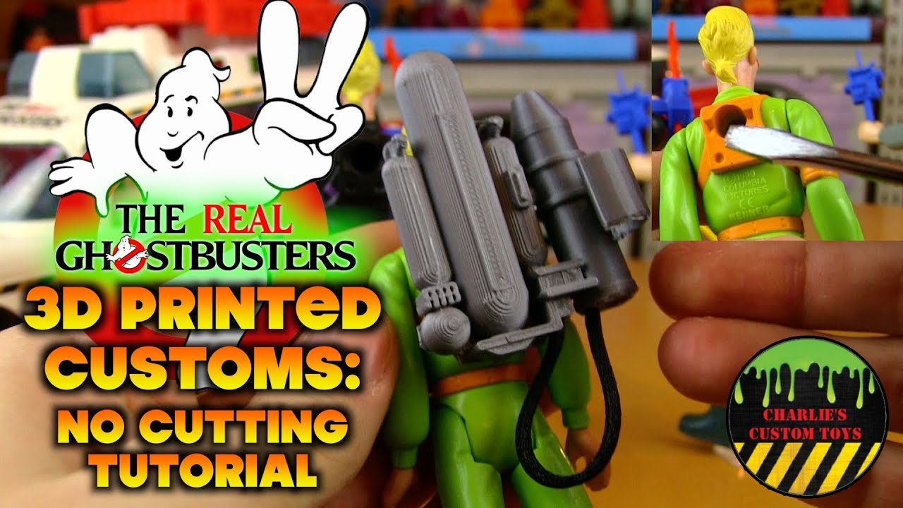 Real Ghostbusters 3D Printed Customs Addendum: No Cutting Tutorial ...