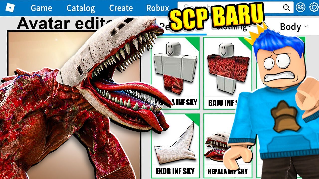 AKU BERHASIL BUAT SKIN SCP TERBARU 2024 THE INFECTED SKY DI ROBLOX ...