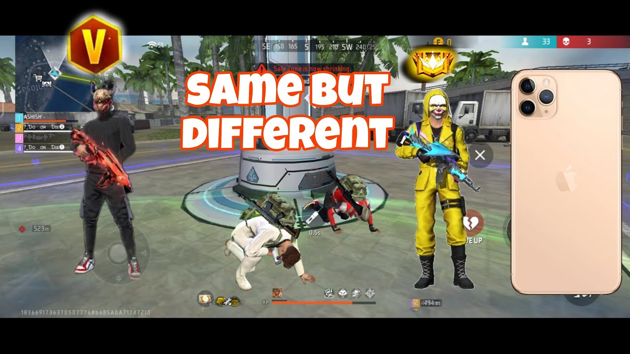 You Also feel this pain in free fire IQOOZ3 5G pro free fire gameplay ...