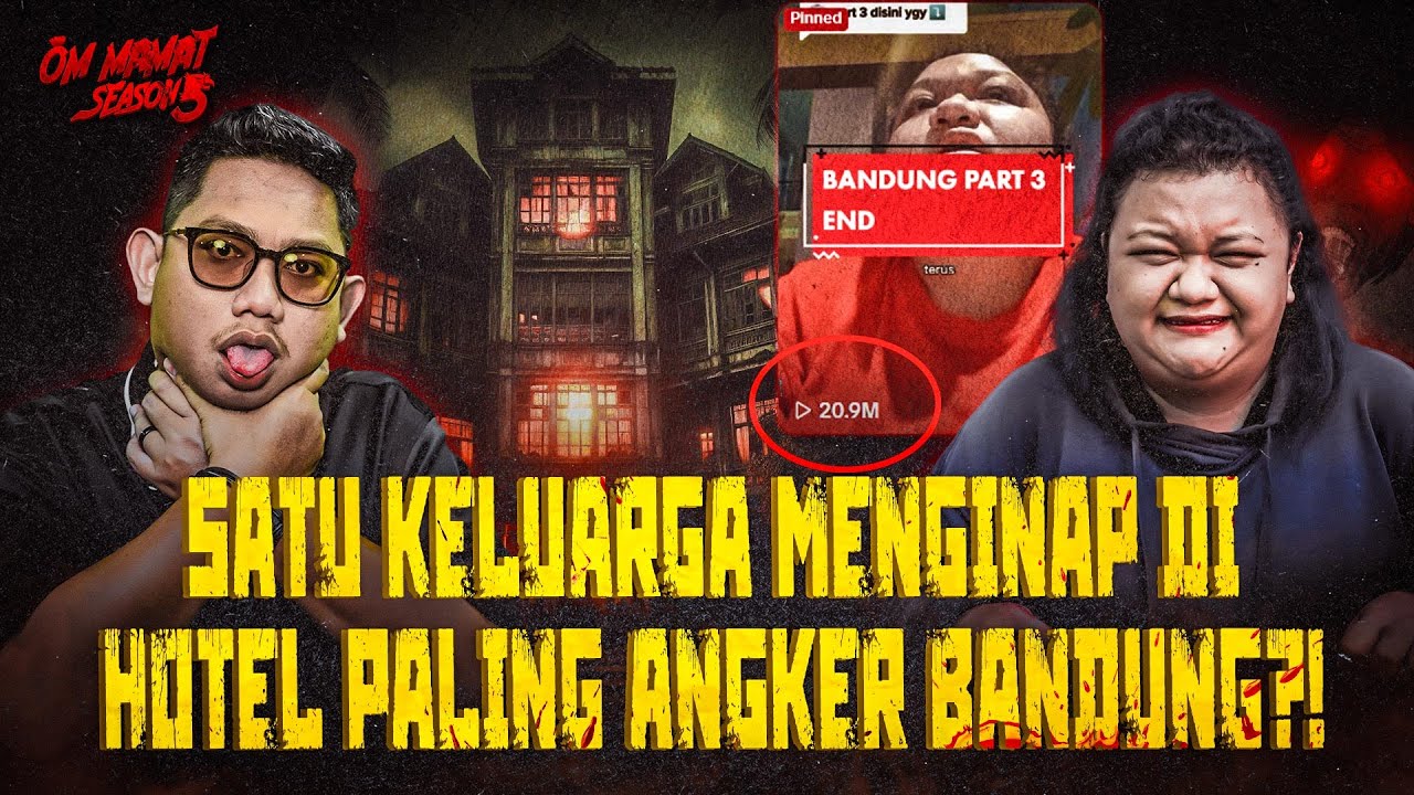 21 JUTA VIEWS DI TIKTOK! TEROR HOTEL ANGKER DI BANDUNG SEKELUARGA ...