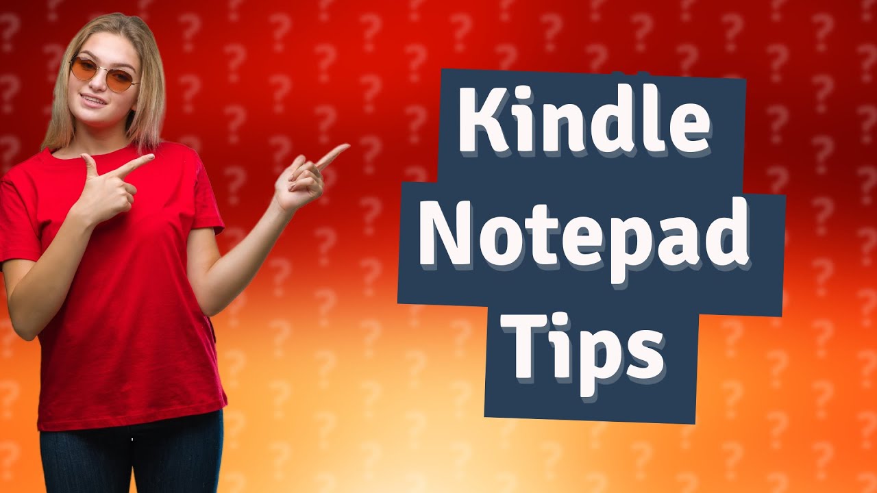 Can we use Kindle as notepad? - YouTube