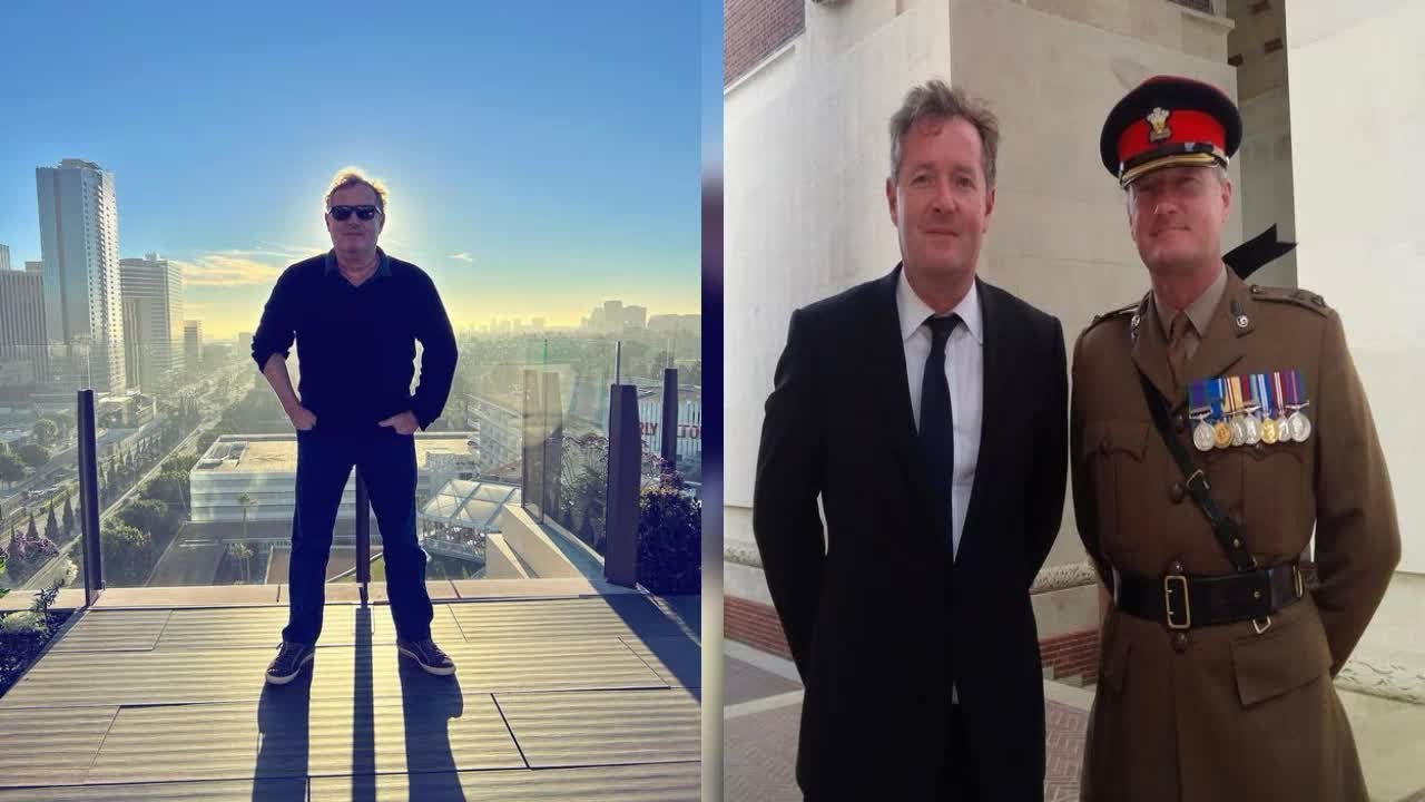 Piers Morgan shares rare snap with lookalike brother as he pays sweet ...