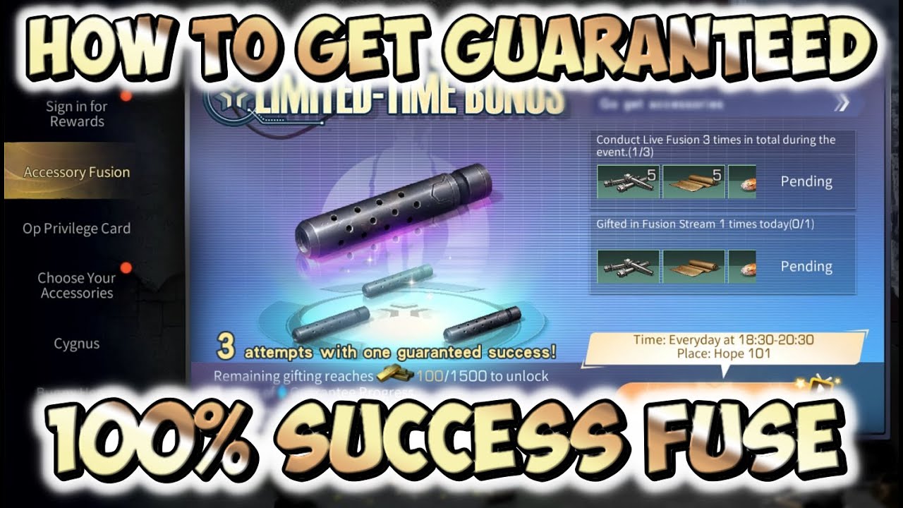 Lifeafter How to Get 100% Guaranteed Fuse In This Fuse Event! You Only ...