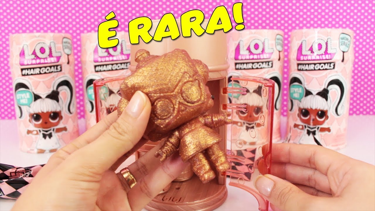 BONECA LOL SURPRISE #HAIRGOALS RARA!! BONECAS E NOVELINHAS - YouTube