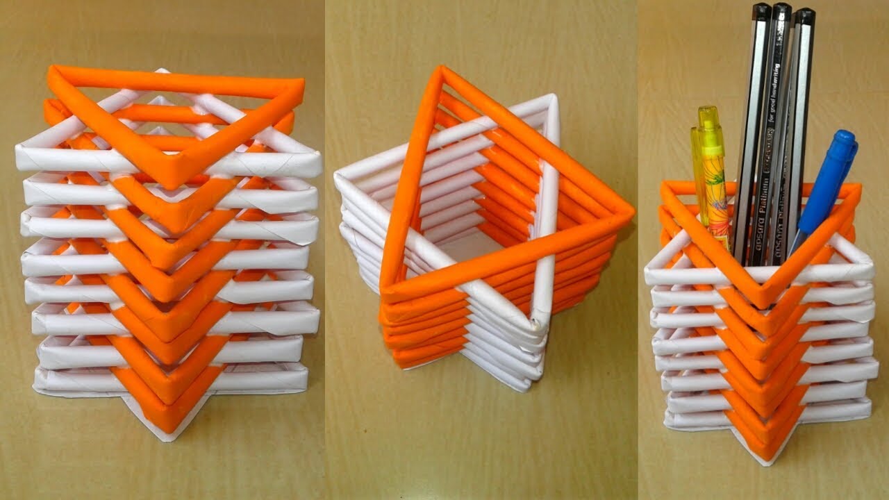 DIY Paper Pen Stand Easy To Make Paper Paper Pen Stand SUNIL diy-paper-pen-stand-easy-to-make-paper-paper-pen-stand-sunil