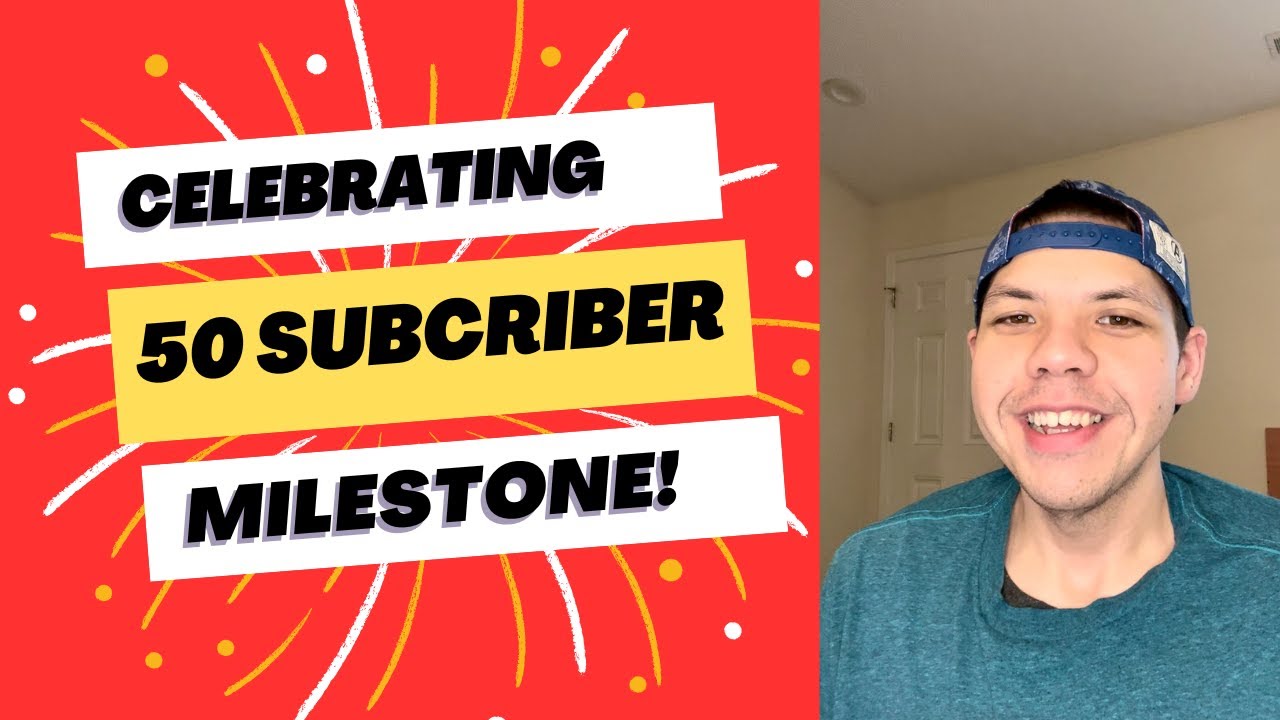 Celebrating 50 Subscriber Milestone! #appreciationvideo #thankyou - YouTube