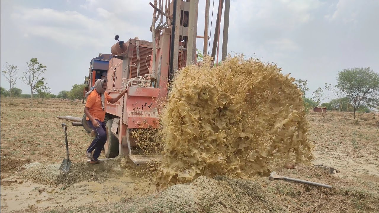 Borewell Drilling - 20 Inch water journey 250 Feet Deep Boring | New ...