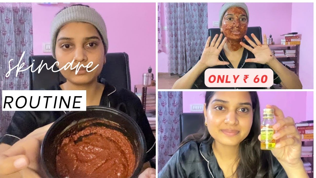 Skin care routine..Naturally removes acne,wrinkles,darkening of face ...