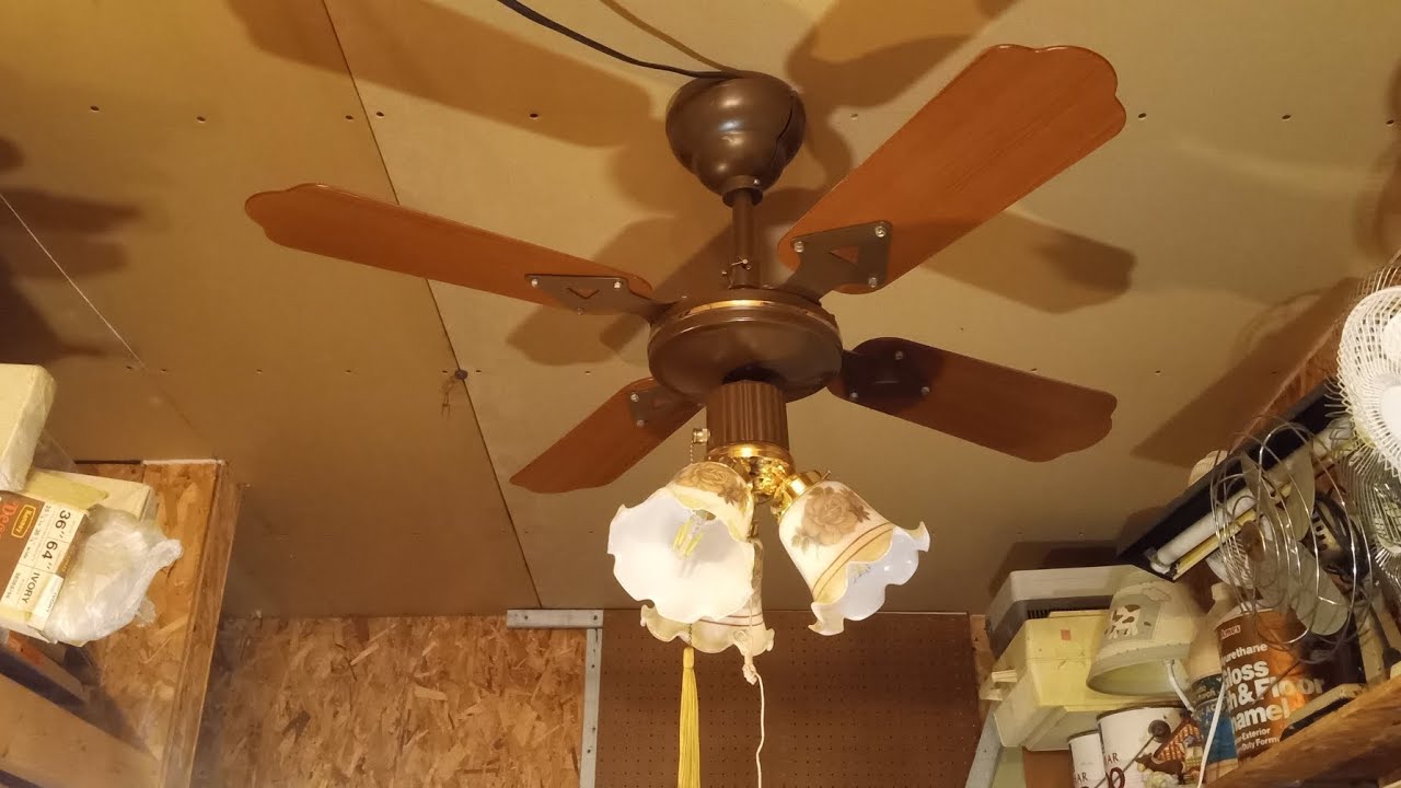 Early 1980s SMC Laguna 36" Ceiling Fan Model KB-36 - YouTube