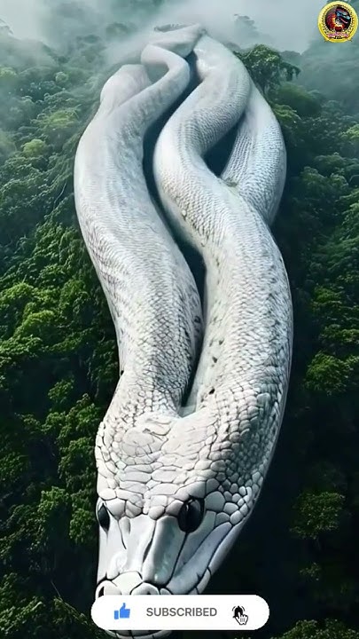 4K Snake Animation | Big Whaite Snake in Forest Wallking #snake #shorts ...