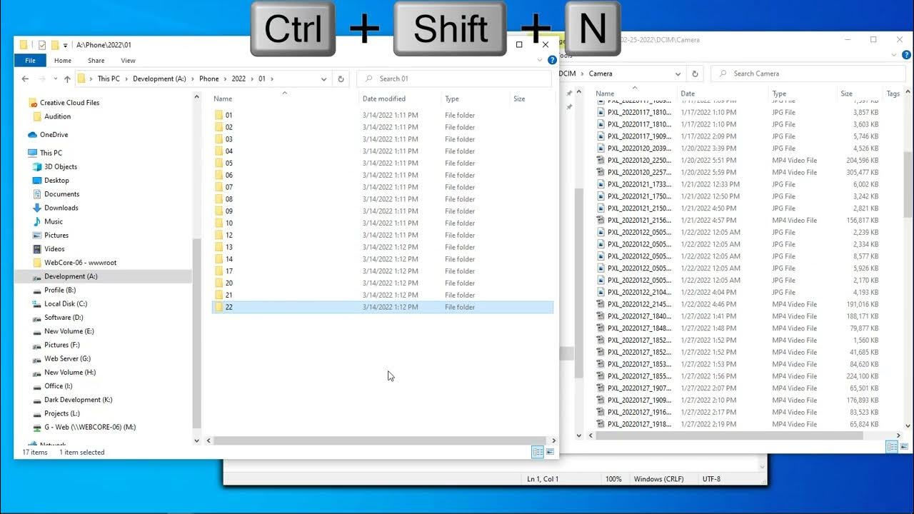 Create and Organize Your Folders for Images and Videos - YouTube