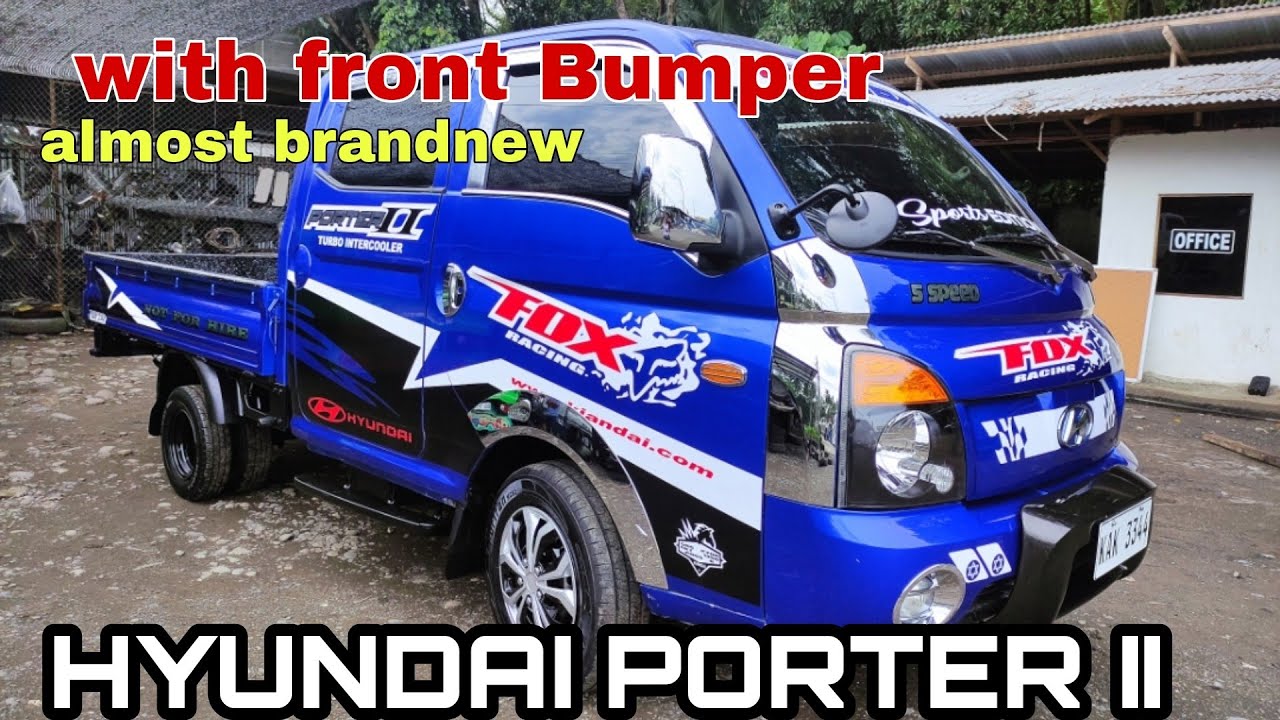 Hyundai Porter 2 with front bumper and full body sticker | Monique ...