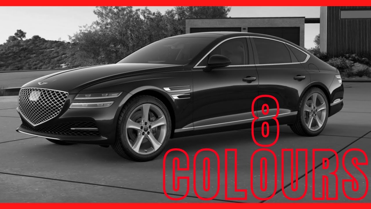 The 2021 GENESIS G80 Has Plenty Of Exterior Colors - YouTube