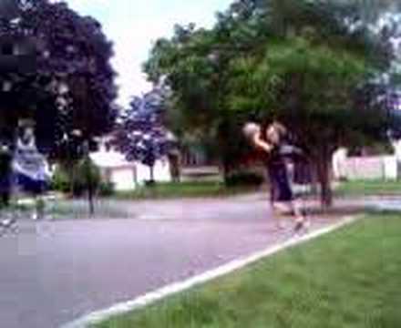 amazing backwards layup - YouTube