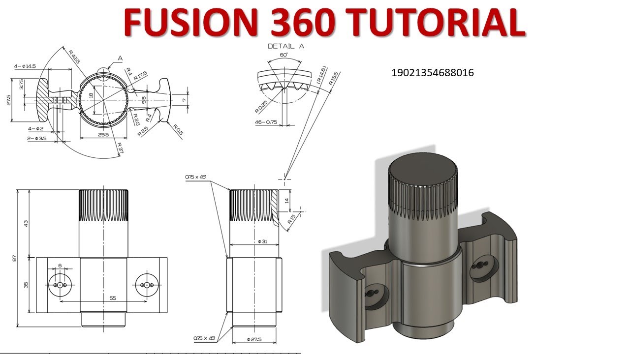 Fusion 360 Tutorial #51 | 3D Model in Assembly Design - YouTube