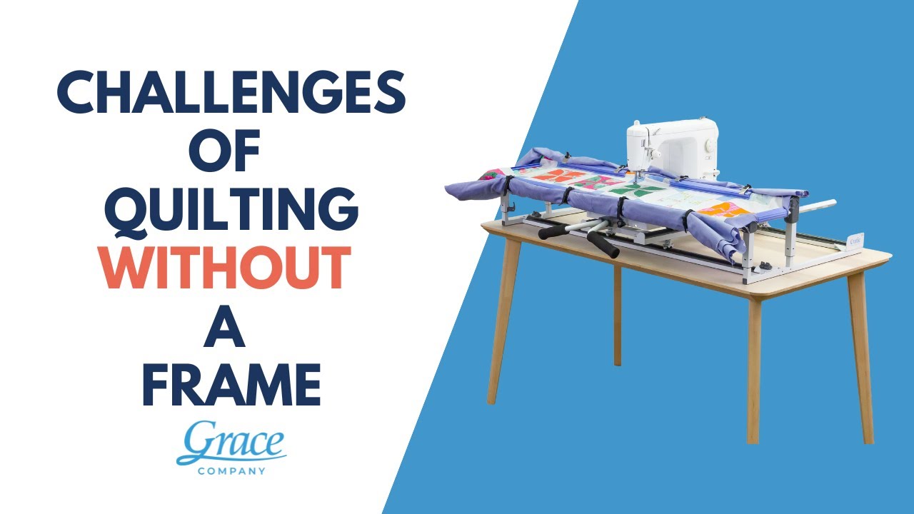 Cutie Fabric Frame Part 1: The Challenges of Quilting Without a Frame ...