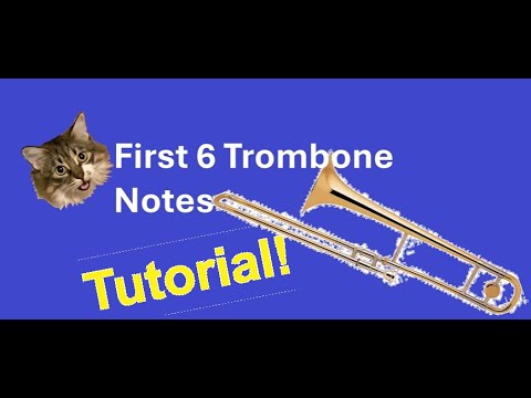 First 6 Trombone Notes Tutorial! - YouTube
