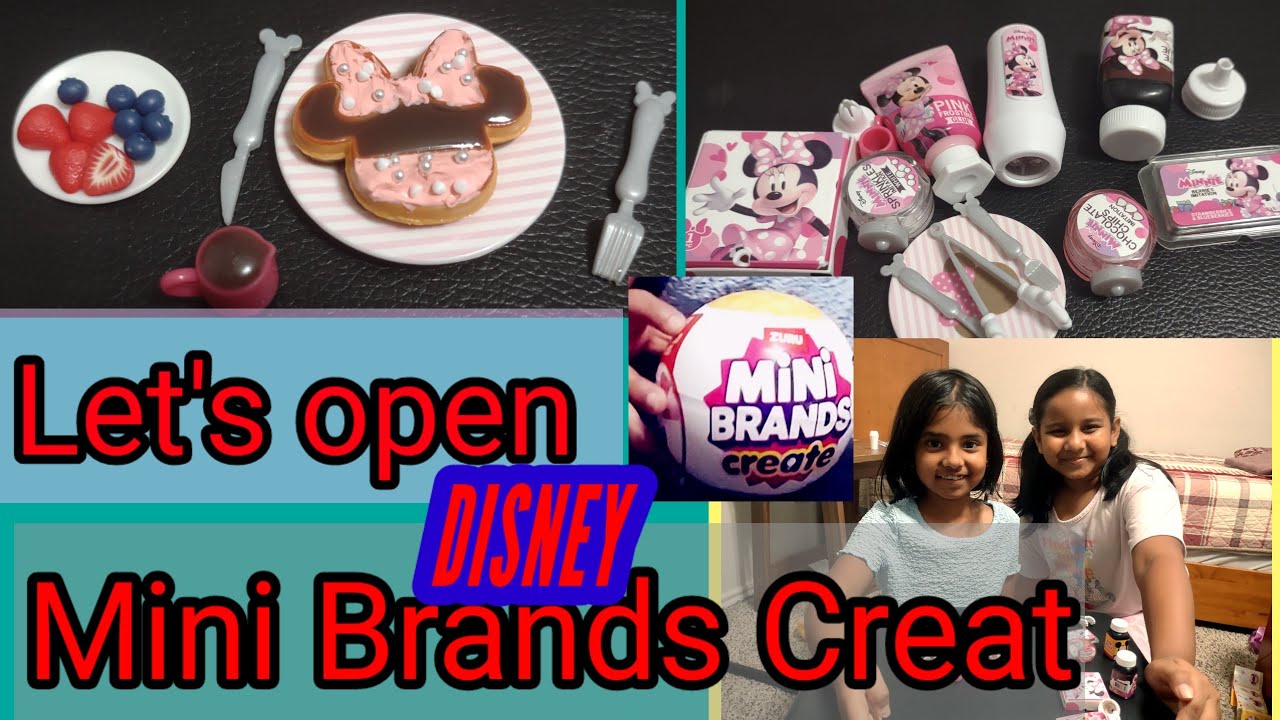 Opening mini Brands create Disney|Mini Brands create Disney| - YouTube