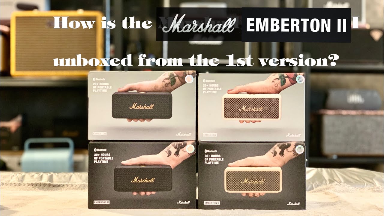 แกะกล่อง Marshall Emberton 2 มีอะไรแตกต่างจาก Emberton Gen 1 บ้าง ...