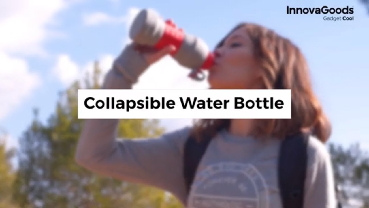 InnovaGoods Gadget Cool Collapsible Water Bottle - YouTube