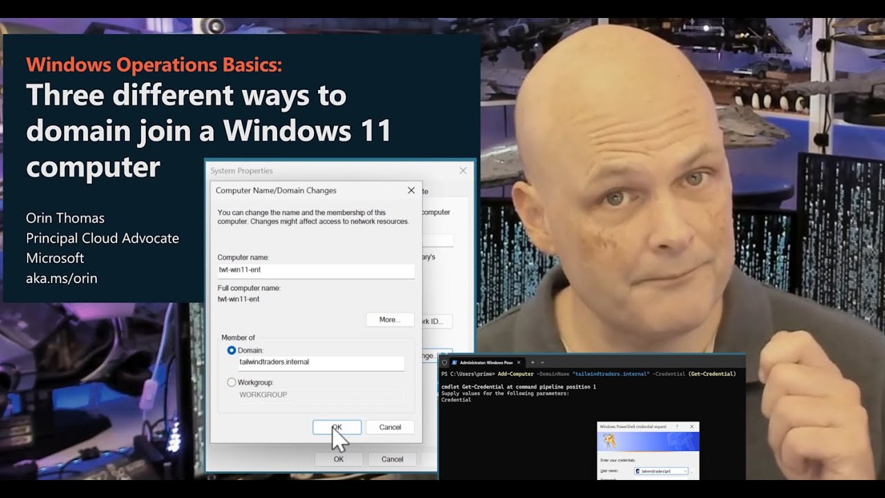 Three different methods to join a Windows 11 computer to an Active ...