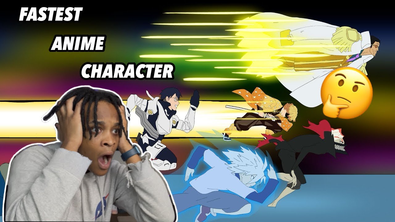 THE FASTEST ANIME CHARACTER TO EXIST!! | If Anime Speedsters Raced ...
