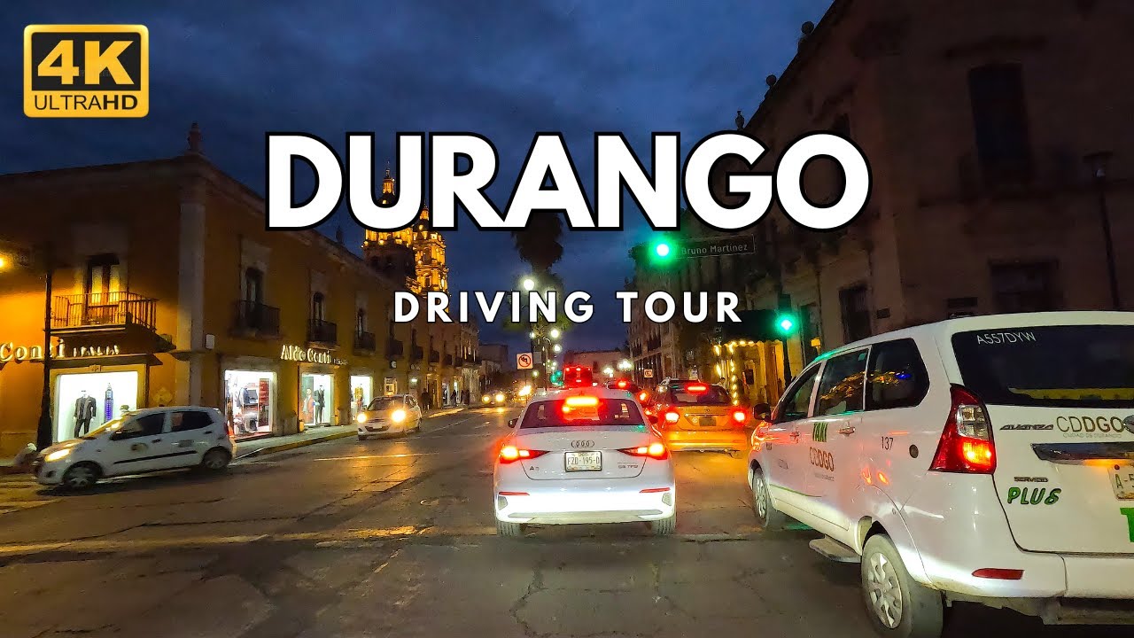 Durango 4K | Cloudy - Night day | Manejando por la Ciudad - YouTube