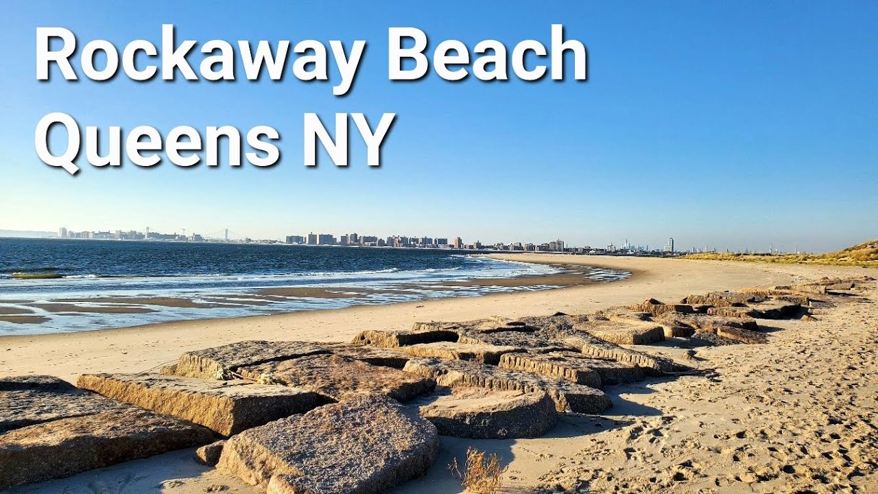 Rockaway Beach Queens NY Walk | Cool Sunday Walk through beach [HDR ...