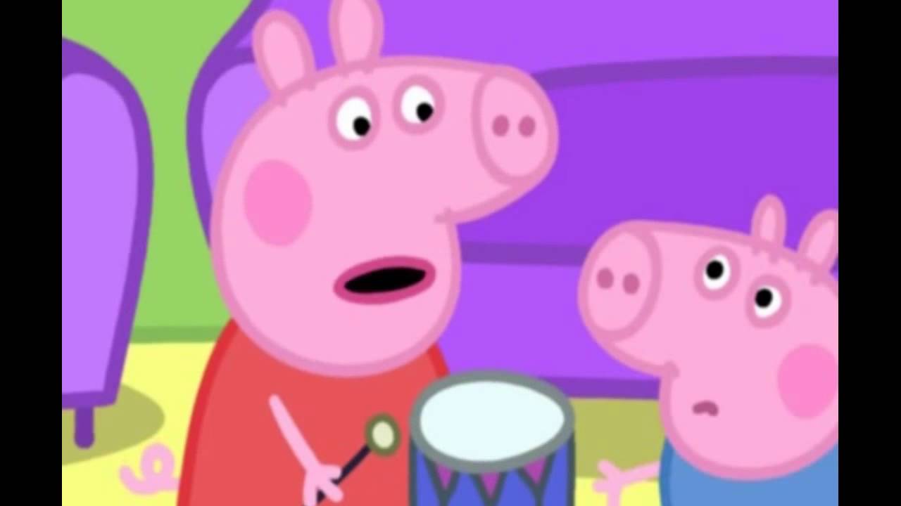 Peppa Pig Cartoon Musical Instruments S01E20 ClassicCollection HD - YouTube