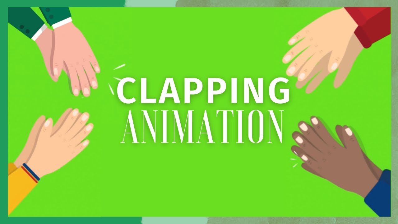 Free Clapping Hands Animation Chroma Key Effect | Green Screen Body ...
