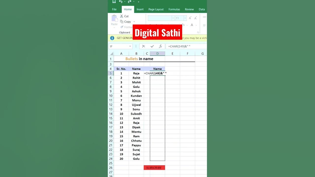 Char Function In Excel Excel Exceltips Msexcel Exceltutorial Exceltricks Excelhelp