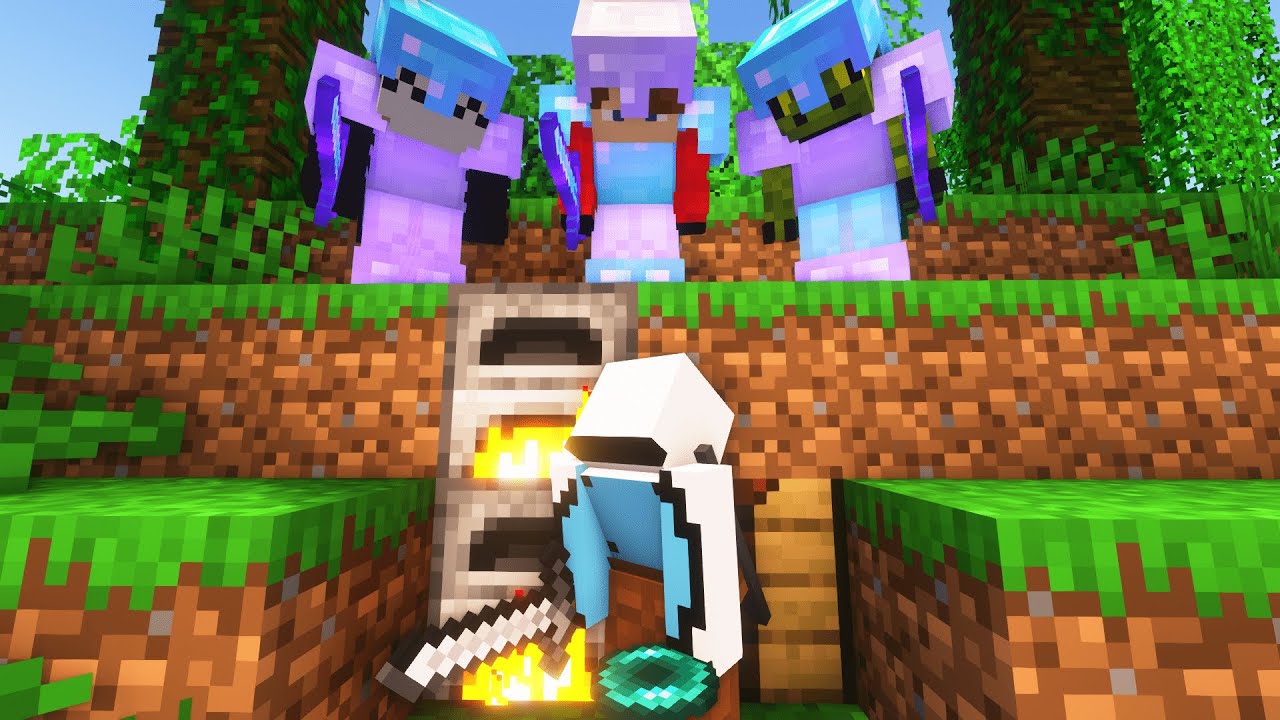 Minecraft Speedrunner VS 3 Hunters FINALE - YouTube