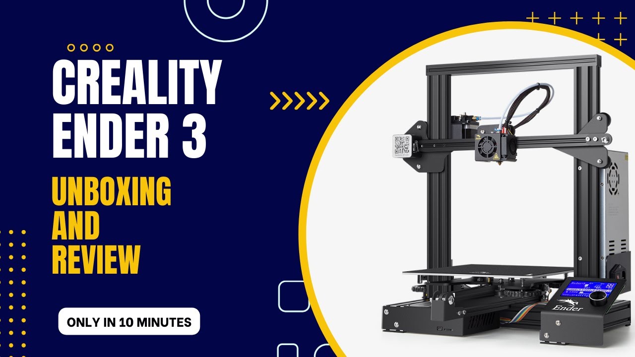 Ultimate 3D Printer Unboxing and Setup! 🖨️ . Creality Ender 3 - YouTube