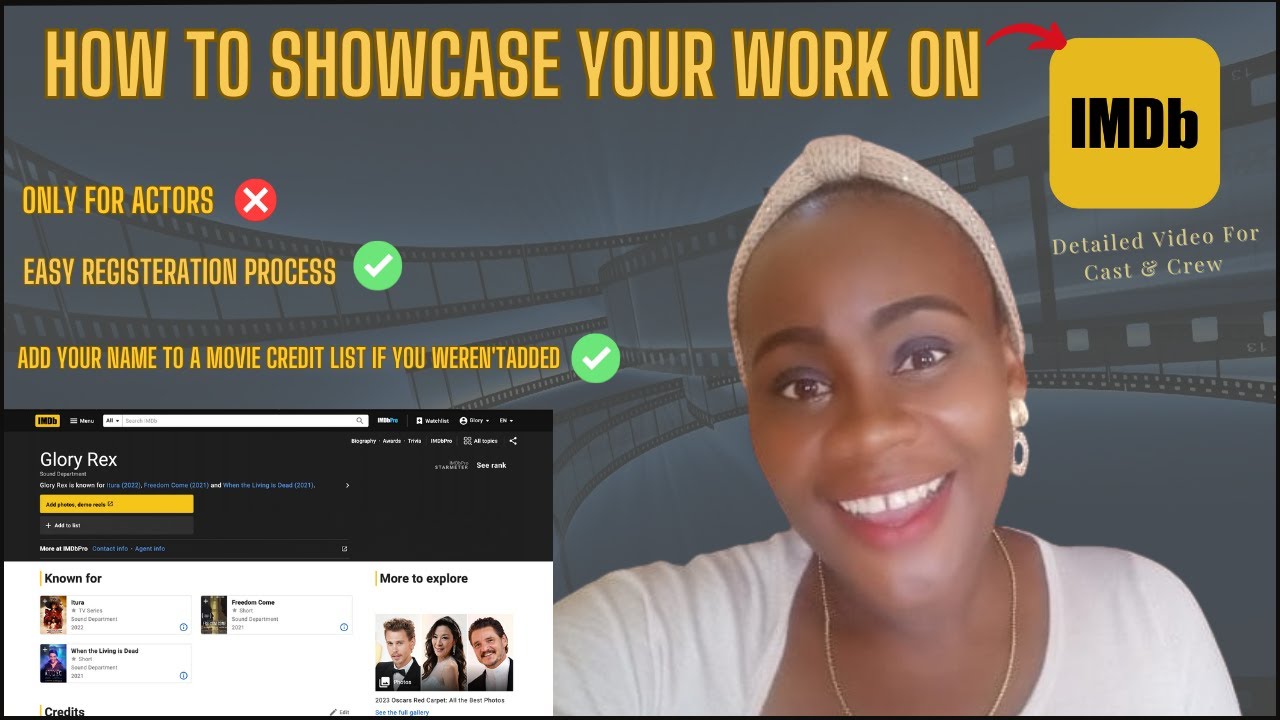 IMDB BEGINNERS TUTORIAL FOR CAST AND CREW UPGRADE YOUR MOVIE CAREER ...