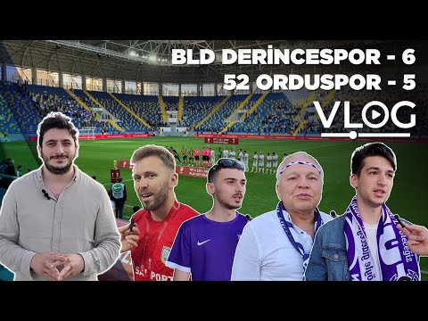 ŞAMPİYON DERİNCESPOR 🏆 | Belediye Derincespor 6-5 52 Orduspor | MAÇ VLOG
