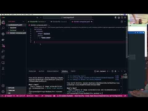 LWJ PT4: Running the Frontend and Backend using Docker Compose - YouTube
