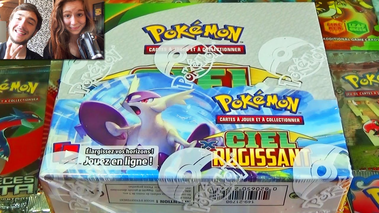 Ouverture d'un Display Pokémon Ciel Rugissant #1 - Un Ciel brillant d ...