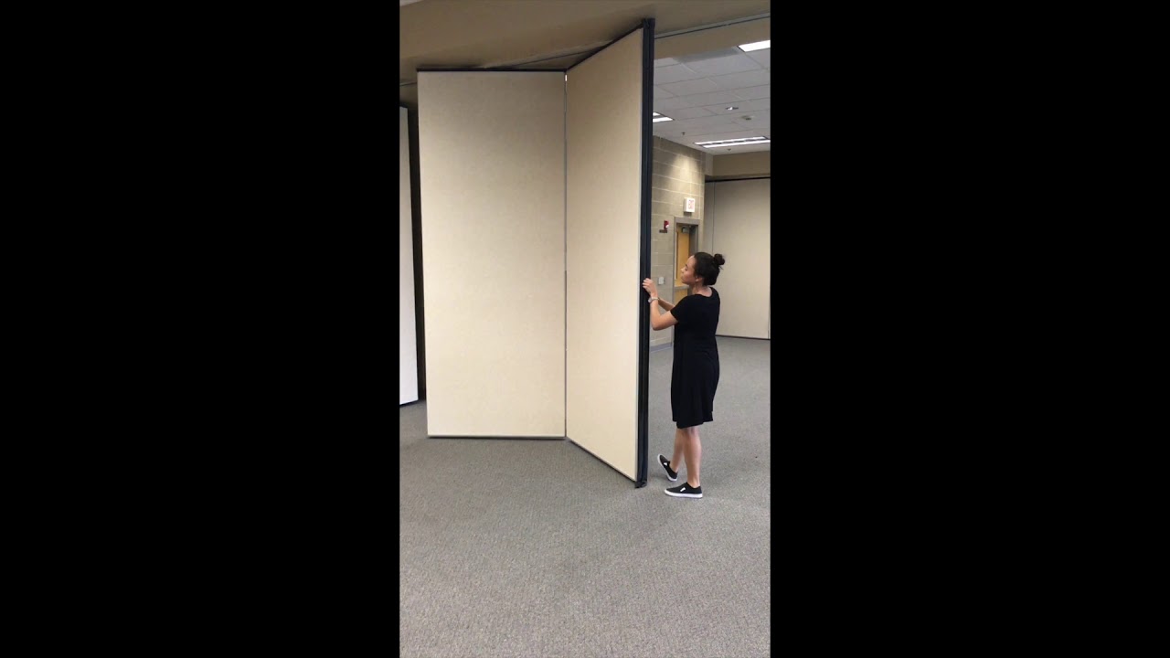 Moderco Model 842 Operable Partition - YouTube