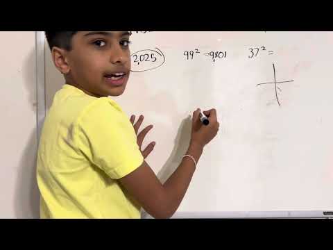 Square any number - math trick - YouTube