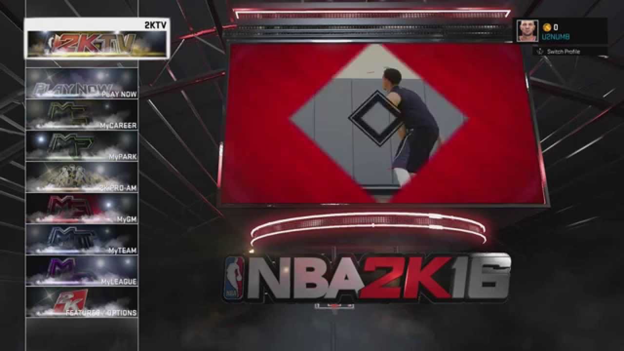 NBA 2K16 Title Screen (Xbox One, PS4, PC, Xbox 360, PS3) - YouTube