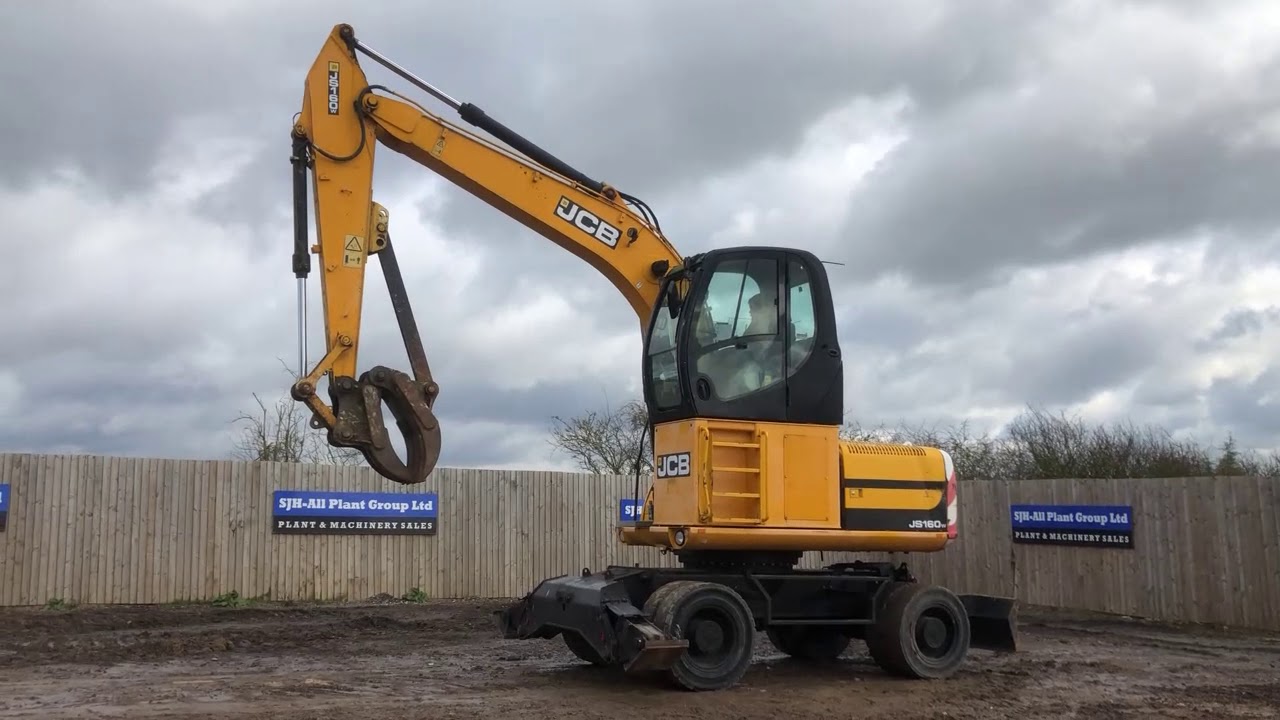 2010 JCB JS160W HI CAB - YouTube