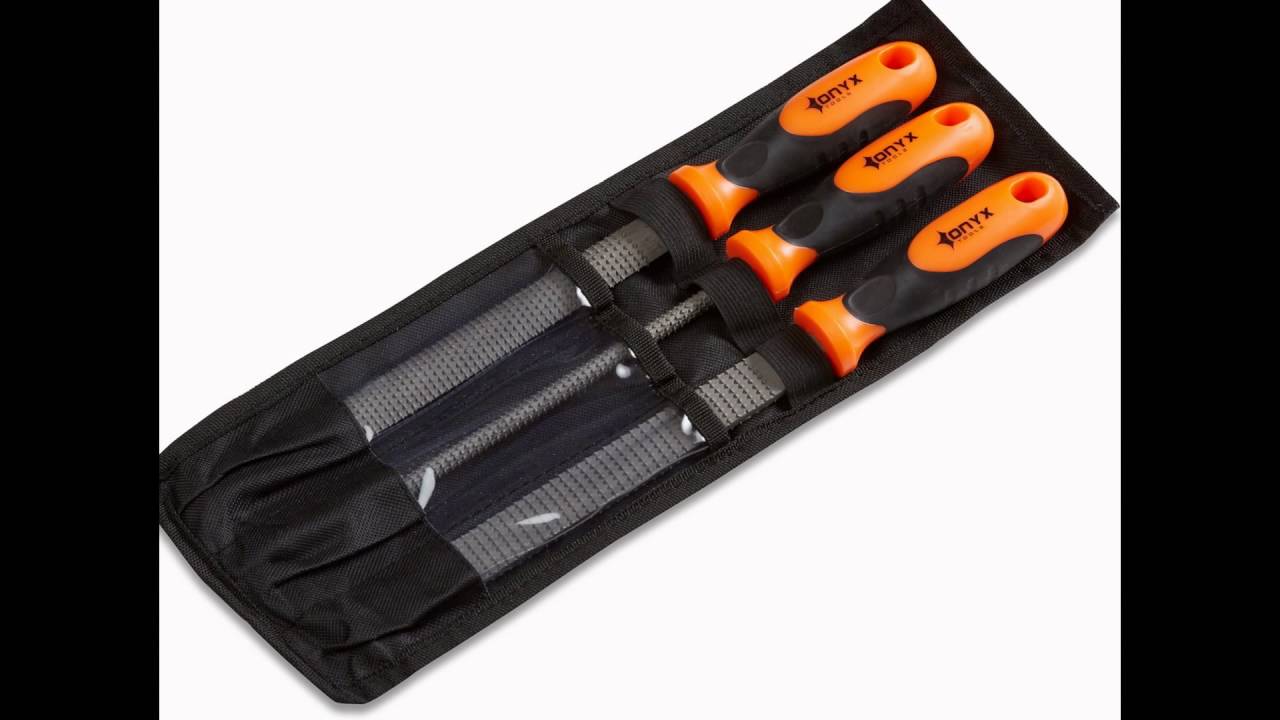 Woodworking Rasp Files 3 Piece Set - YouTube