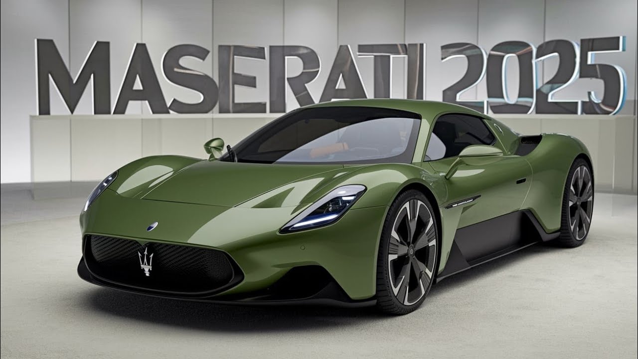 Maserati's 2025 Lineup EXPOSED! The Electric Future of Italian Luxury ...