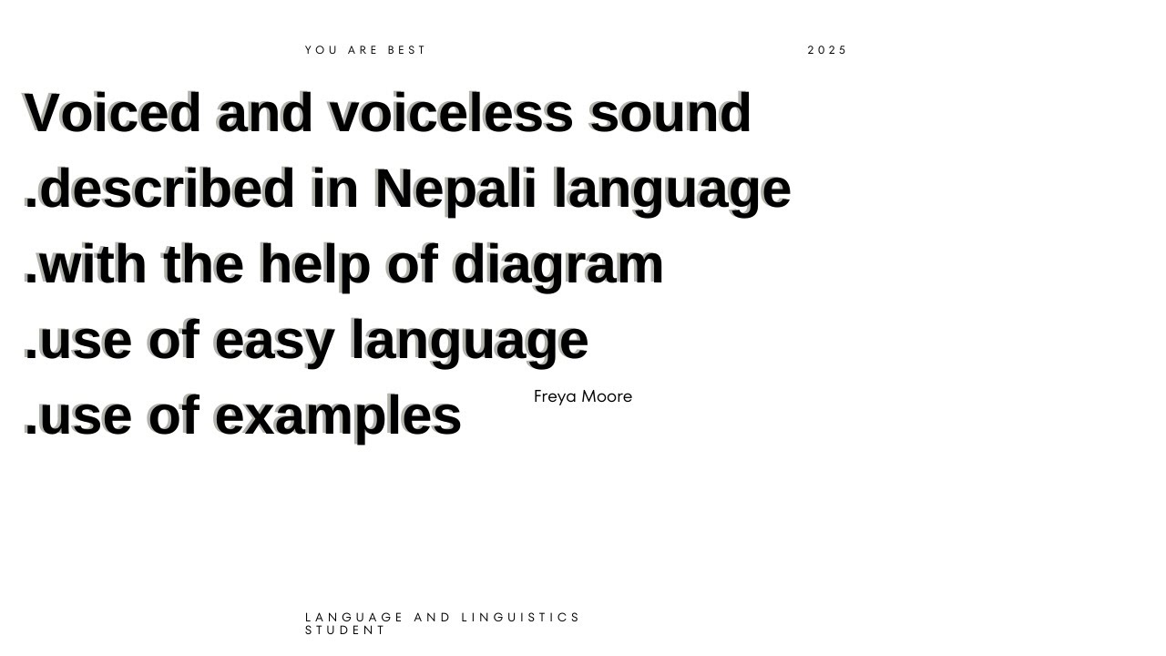 Clear concept of voiced and voiceless sound in Nepali language. - YouTube